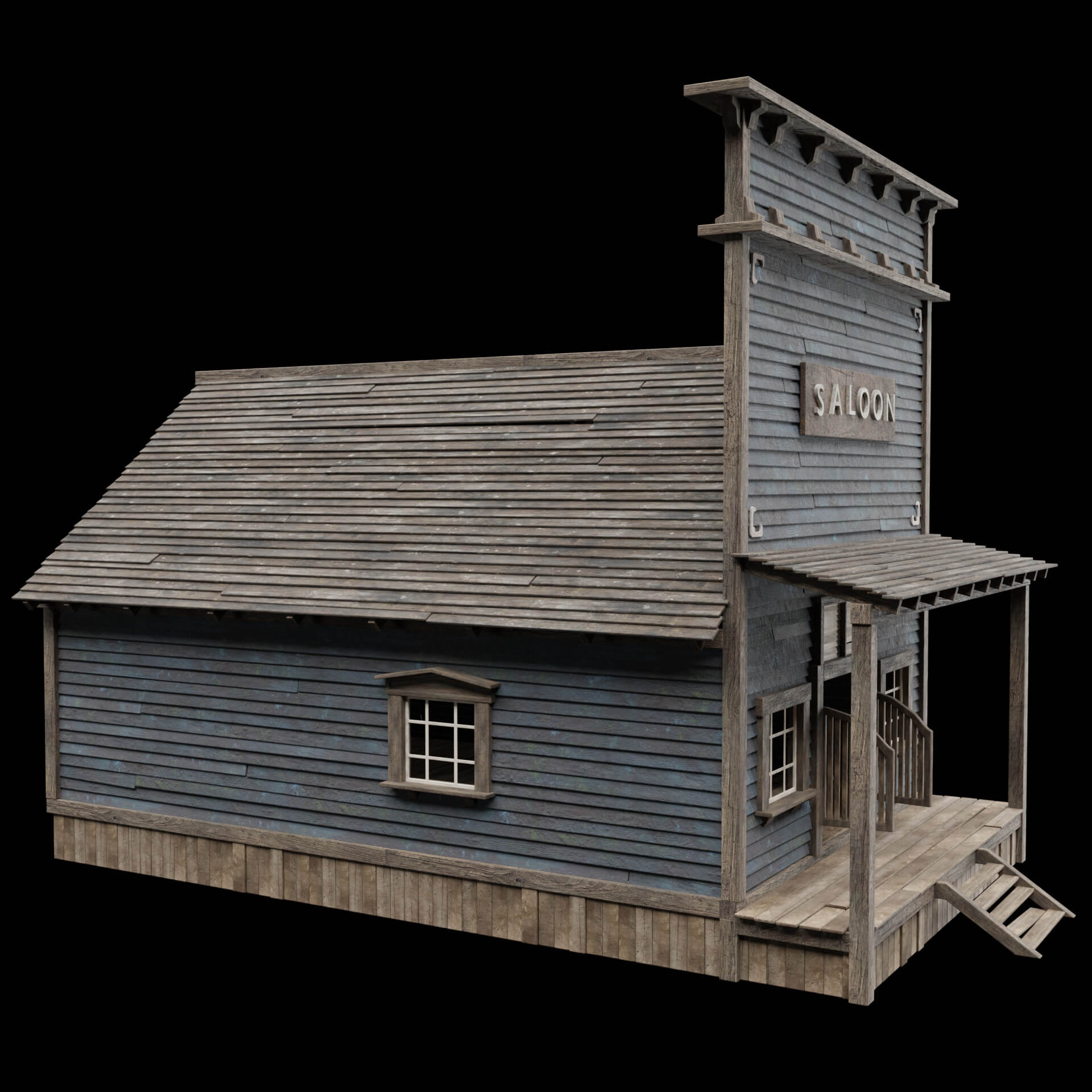 Wild West Western Saloon Bar Pub Collection - 3D Model by Enterables