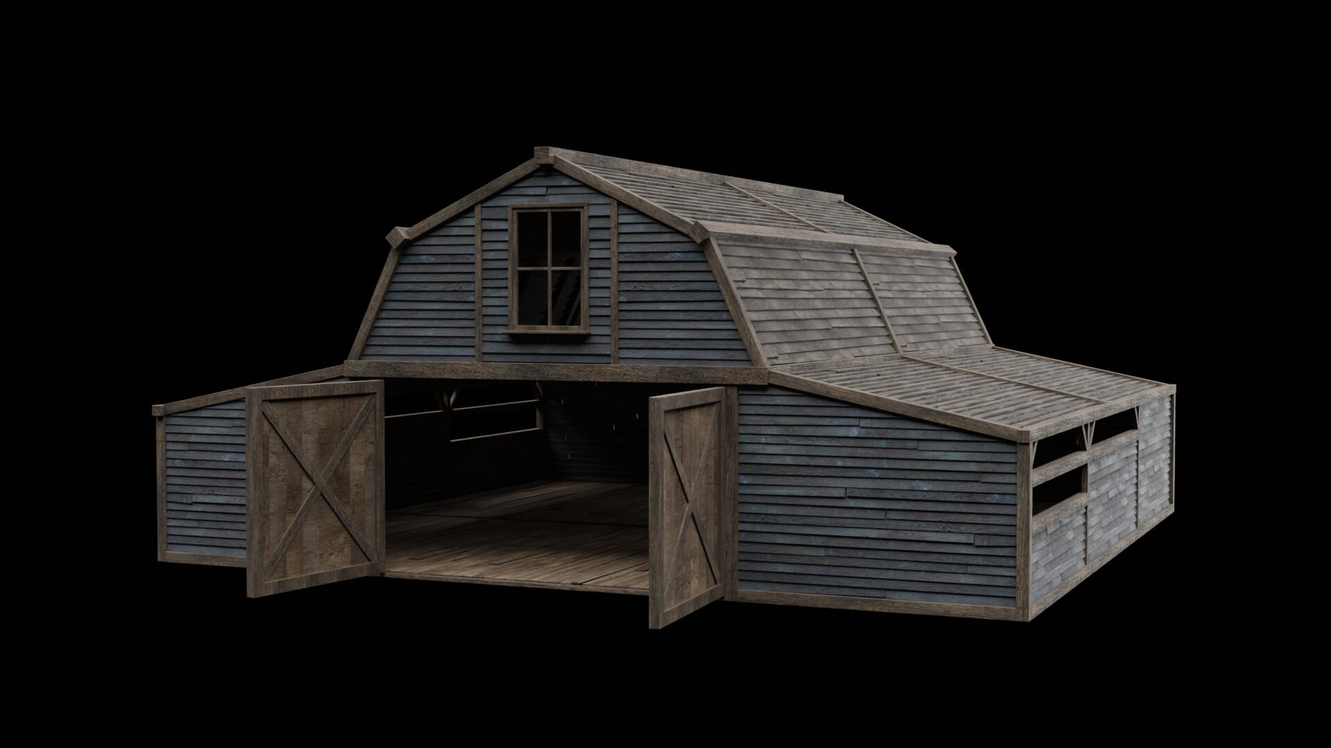 Wild West Western Warehouse Workshop Collection - 3D Model by Enterables