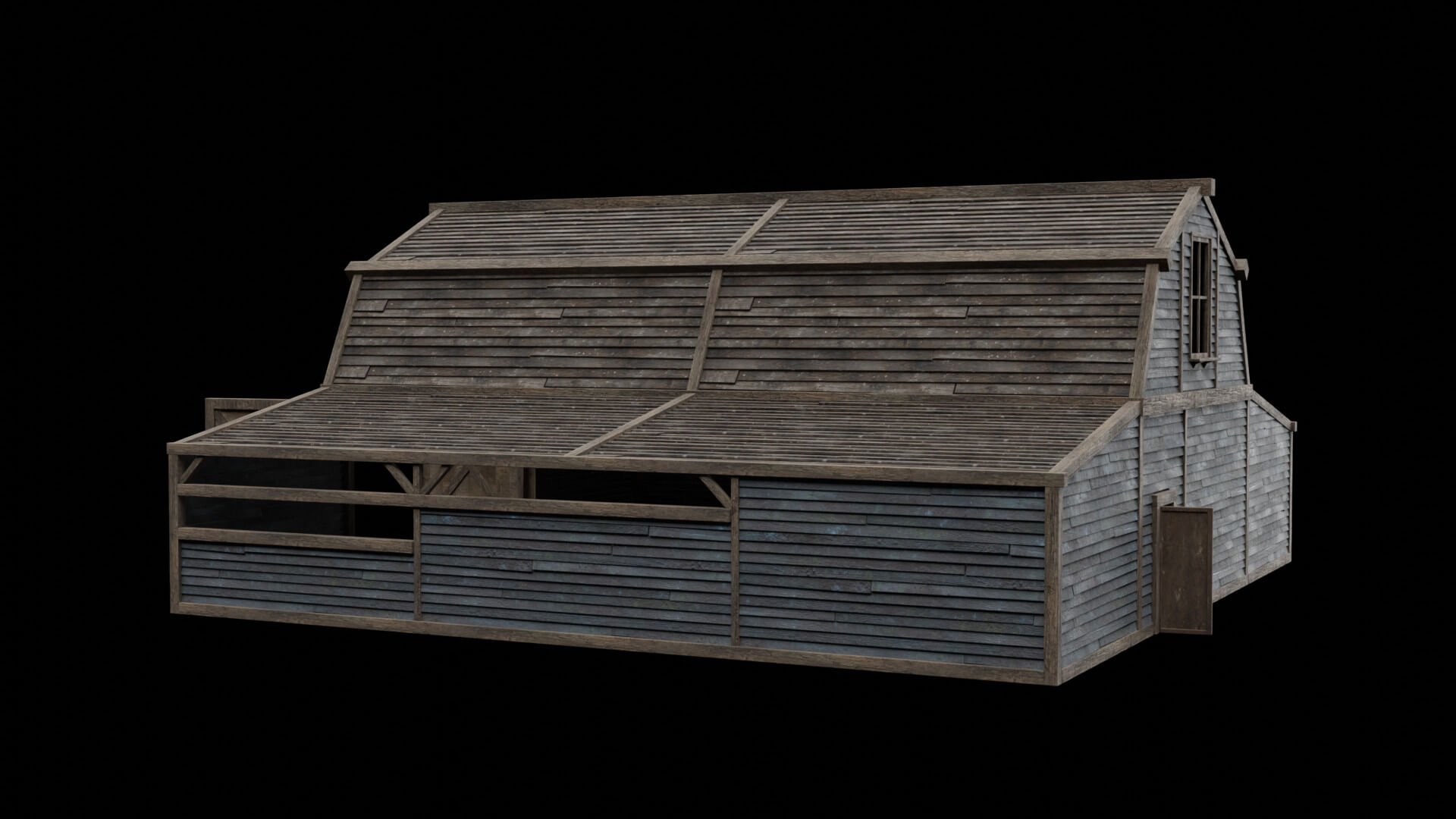 Wild West Western Warehouse Workshop Collection - 3D Model by Enterables