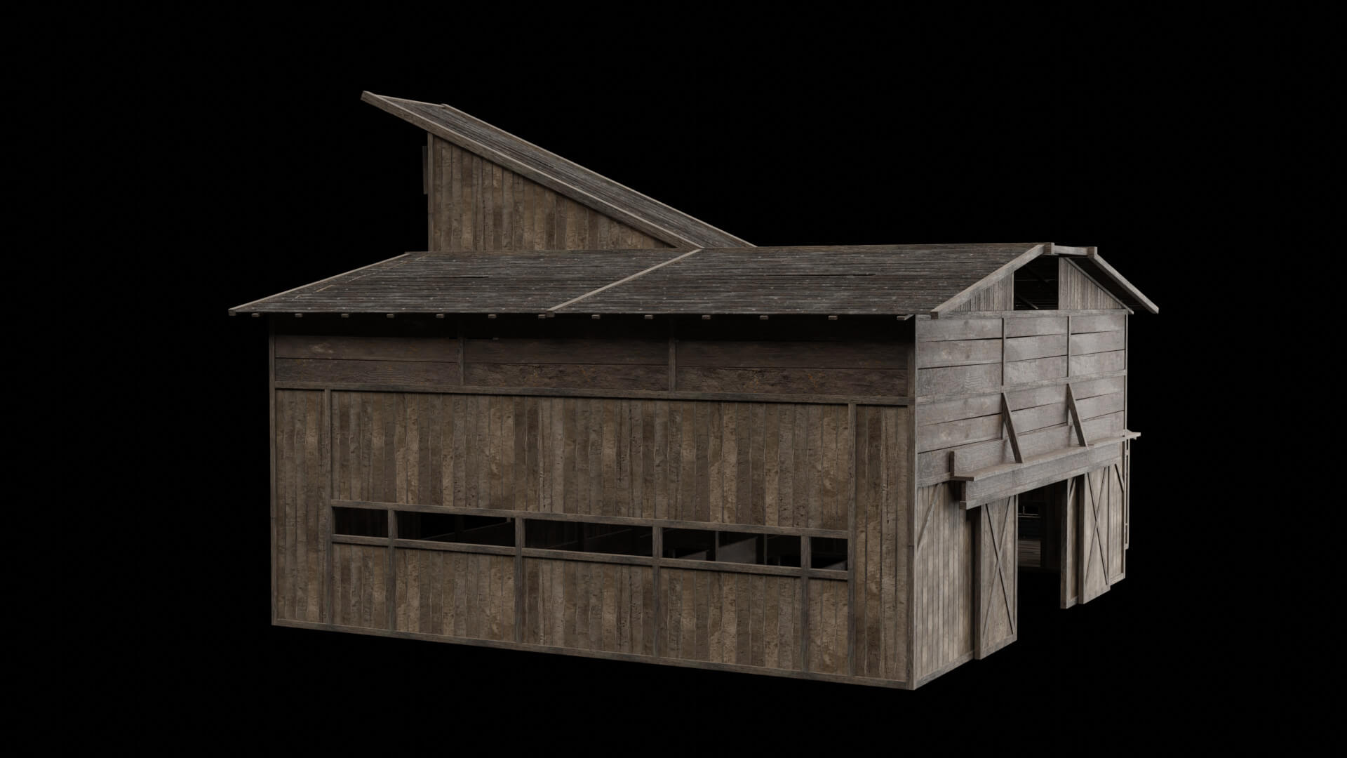 Wild West Western Warehouse Workshop Collection - 3D Model by Enterables