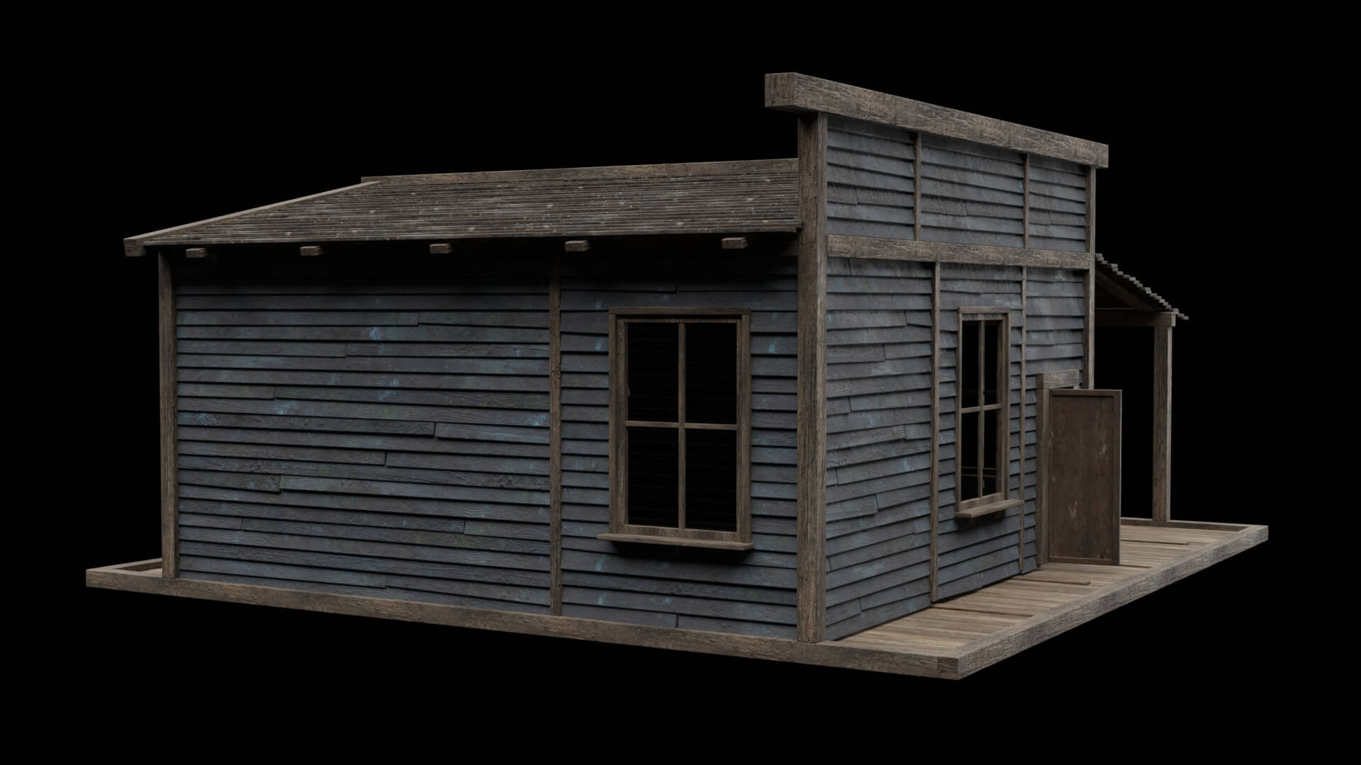 Wild West Western Warehouse Workshop Collection - 3D Model by Enterables
