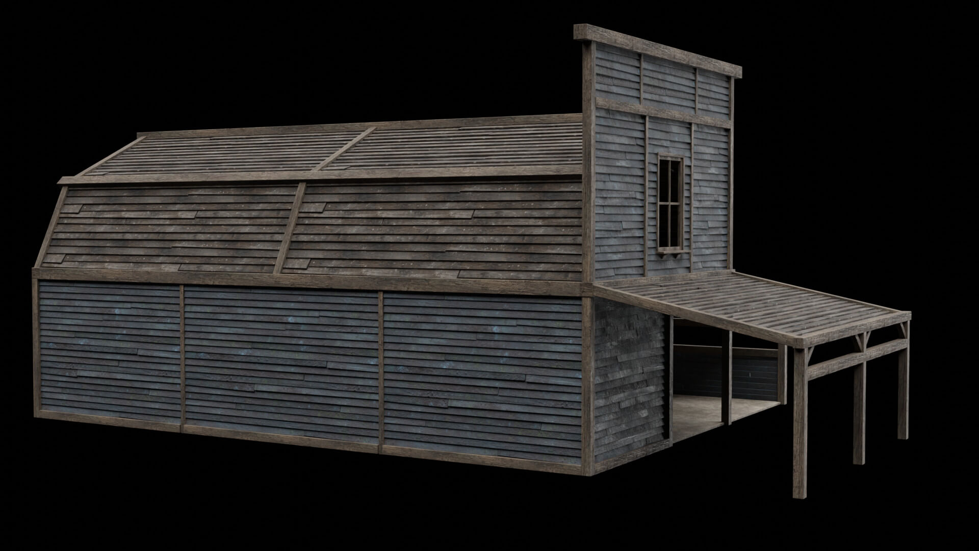 Wild West Western Warehouse Workshop Collection - 3D Model by Enterables