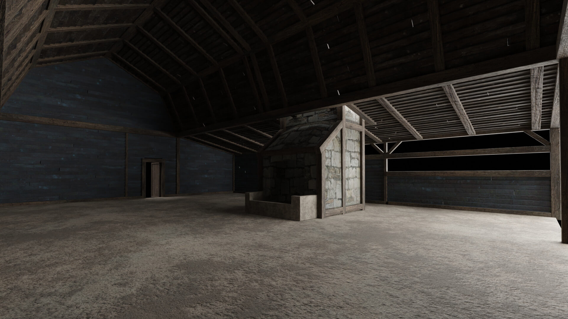 Wild West Western Warehouse Workshop Collection - 3D Model by Enterables
