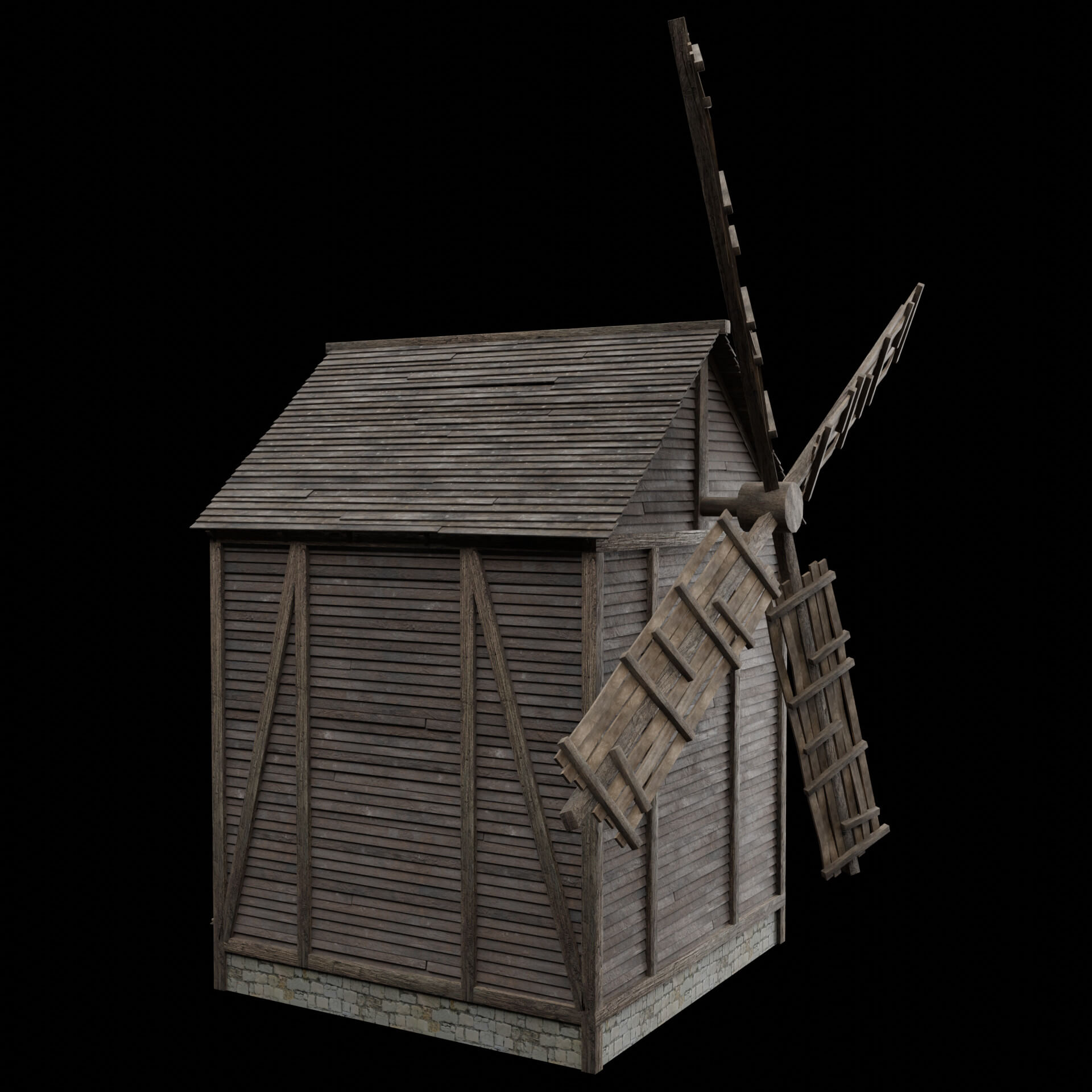 Wild West Western Windmill Wind Mill Collection - 3D Model by Enterables