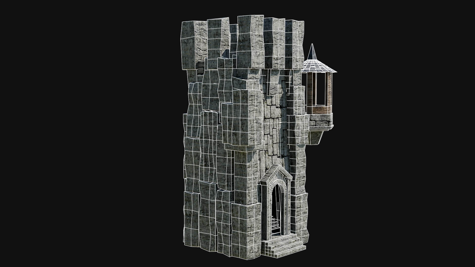 Wizard Towers Collection - 3D Model by Enterables