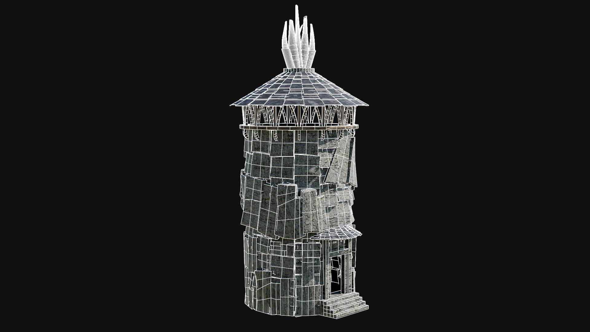 Wizard Towers Collection - 3D Model by Enterables