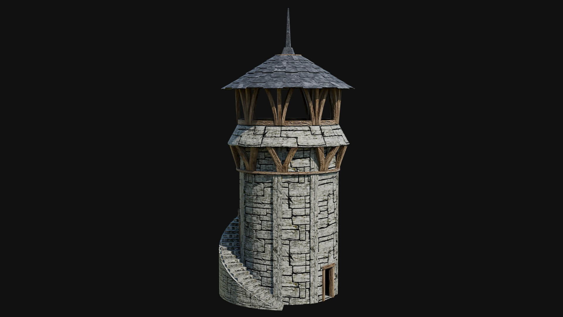 Wizard Towers Collection - 3D Model by Enterables