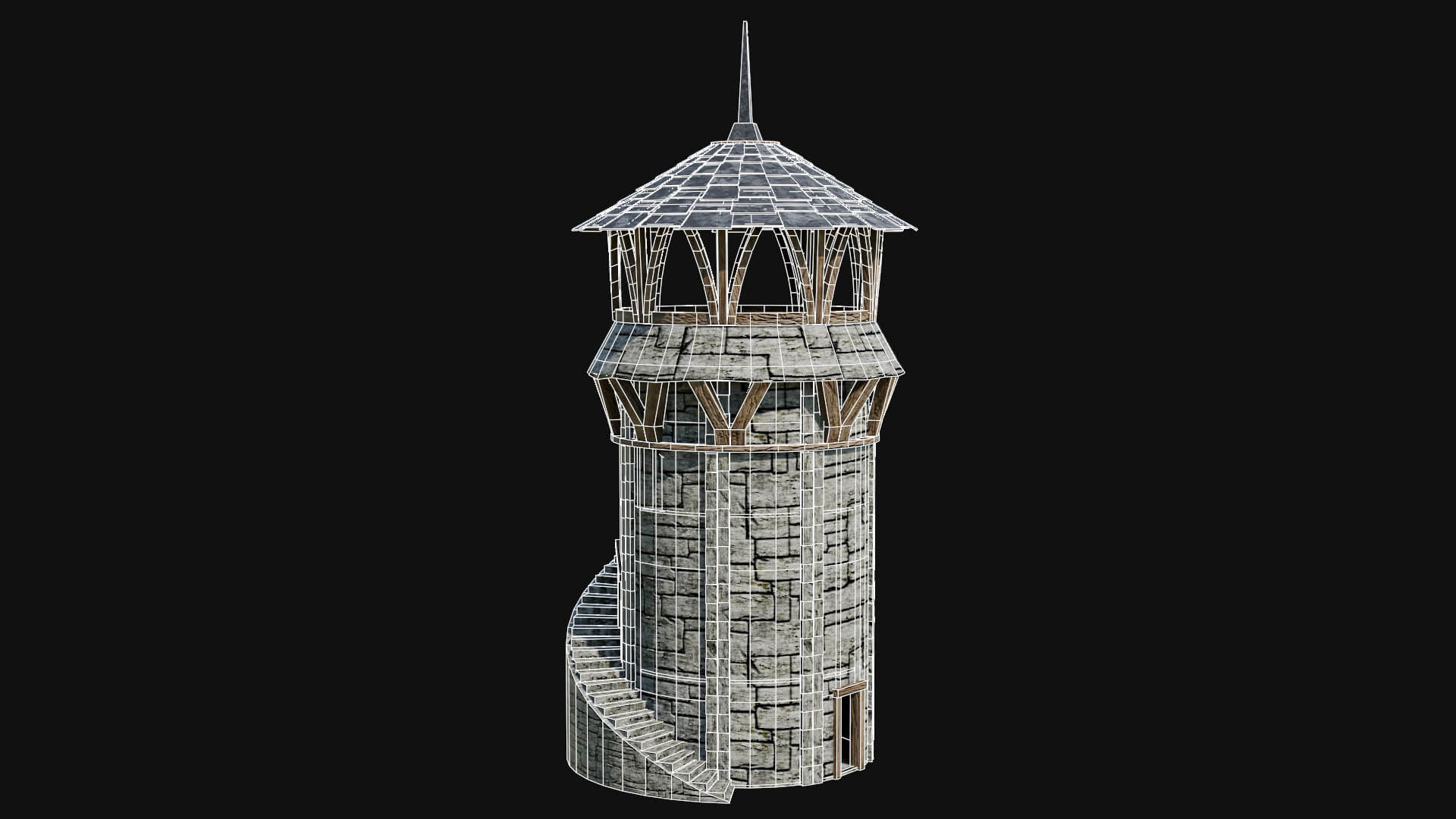Wizard Towers Collection - 3D Model by Enterables