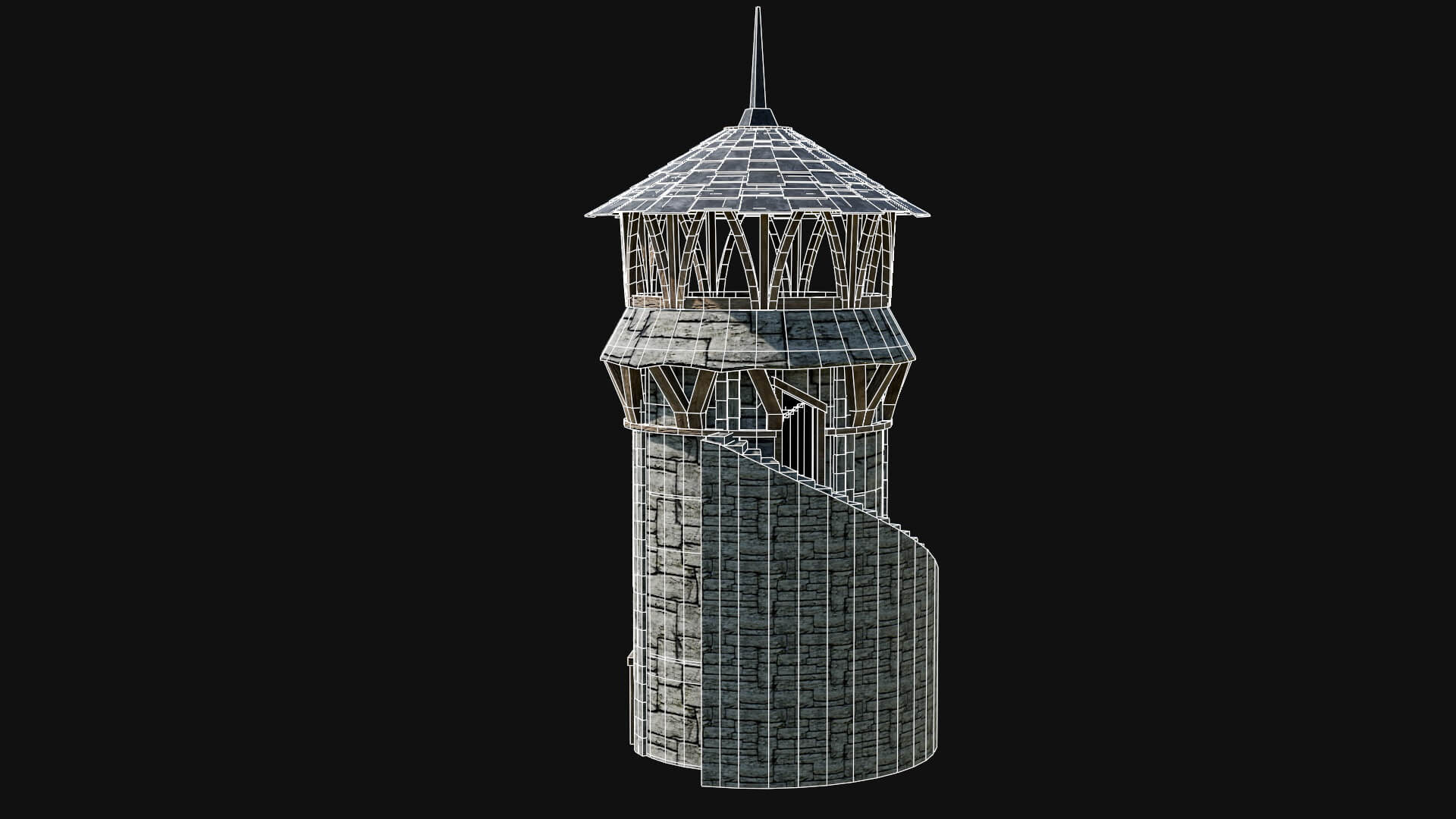 Wizard Towers Collection - 3D Model by Enterables