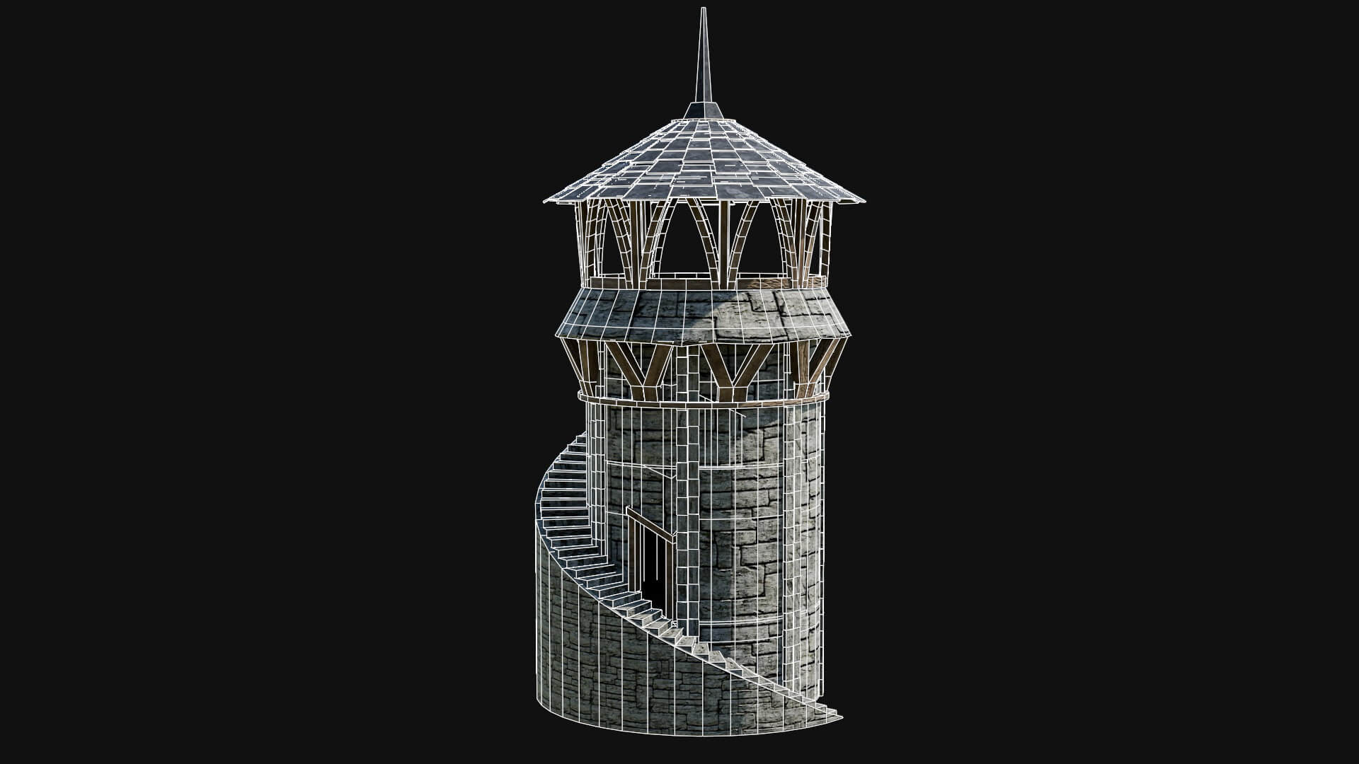 Wizard Towers Collection - 3D Model by Enterables