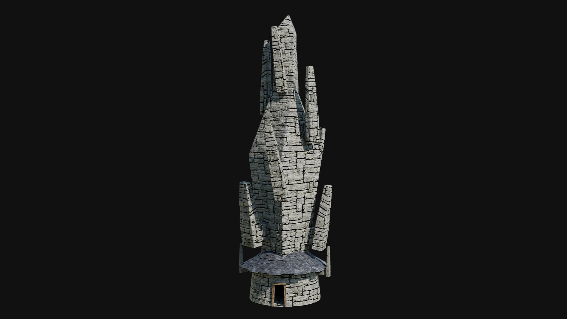 Wizard Towers Collection - 3D Model by Enterables