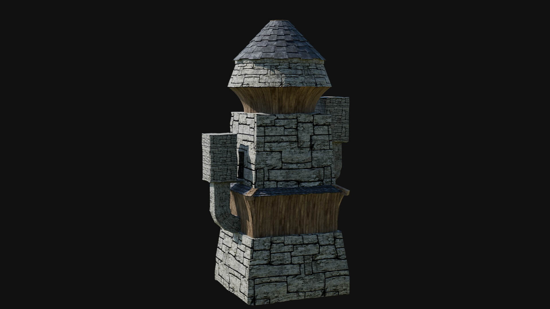 Wizard Towers Collection - 3D Model by Enterables