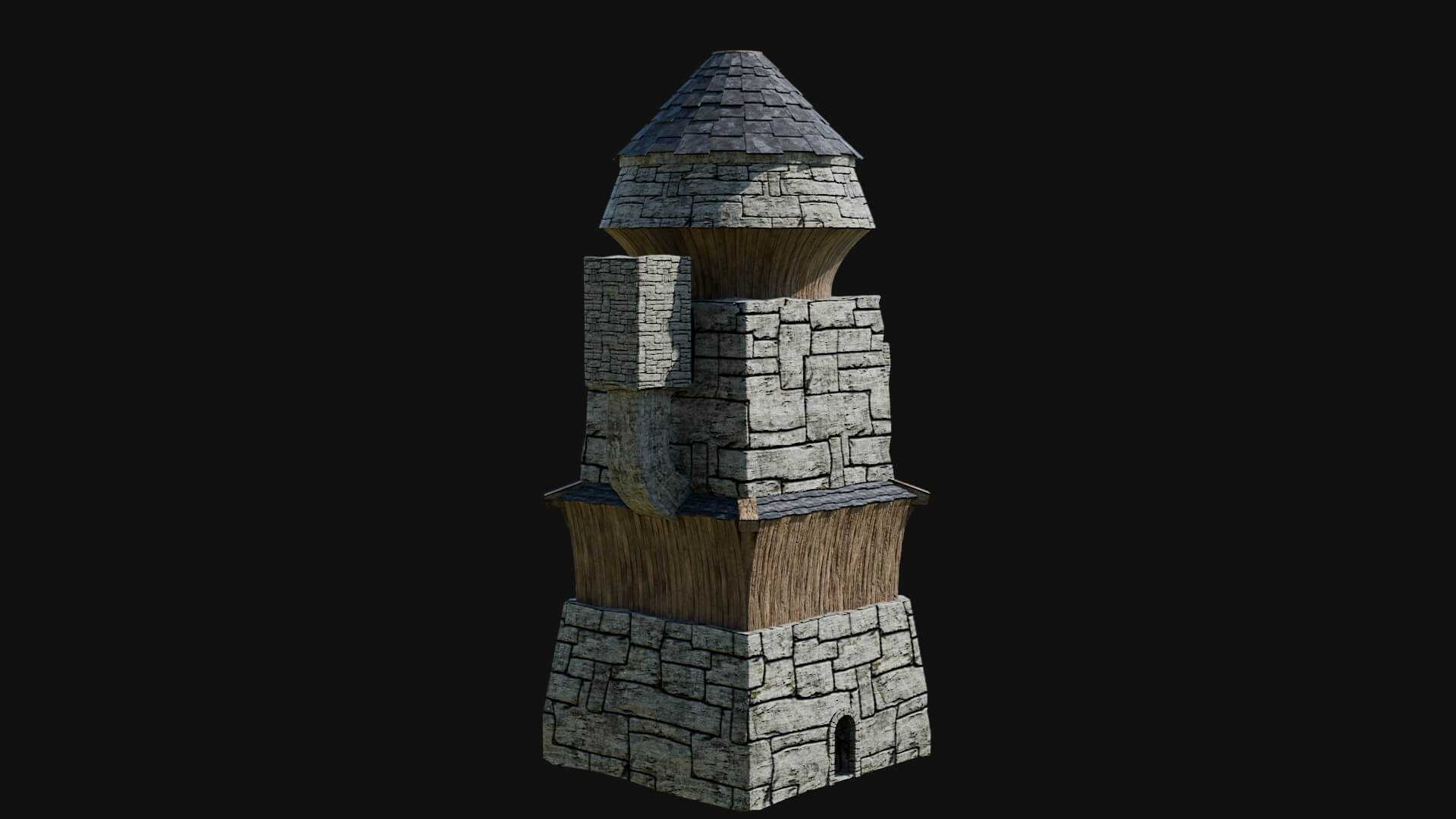 Wizard Towers Collection - 3D Model by Enterables