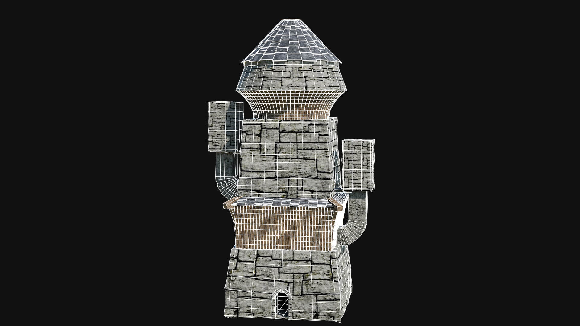 Wizard Towers Collection - 3D Model by Enterables