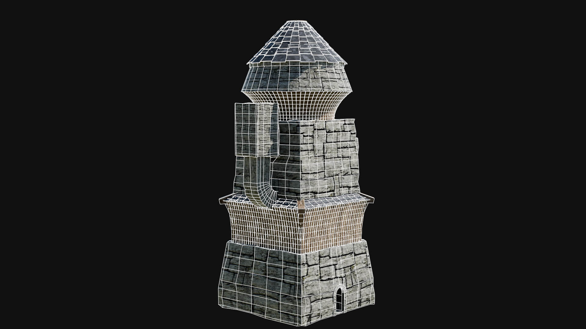 Wizard Towers Collection - 3D Model by Enterables
