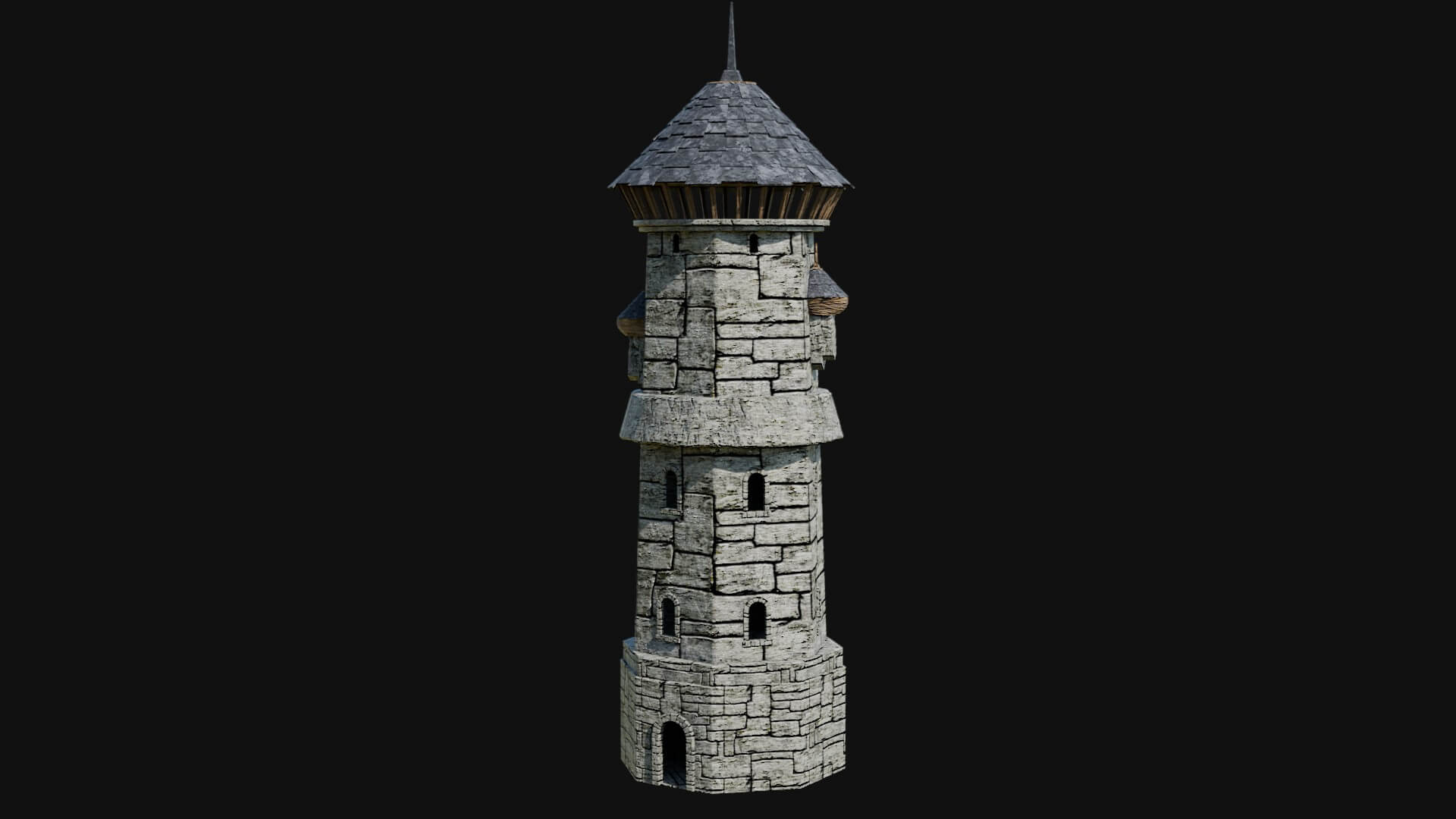 Wizard Towers Collection - 3D Model by Enterables