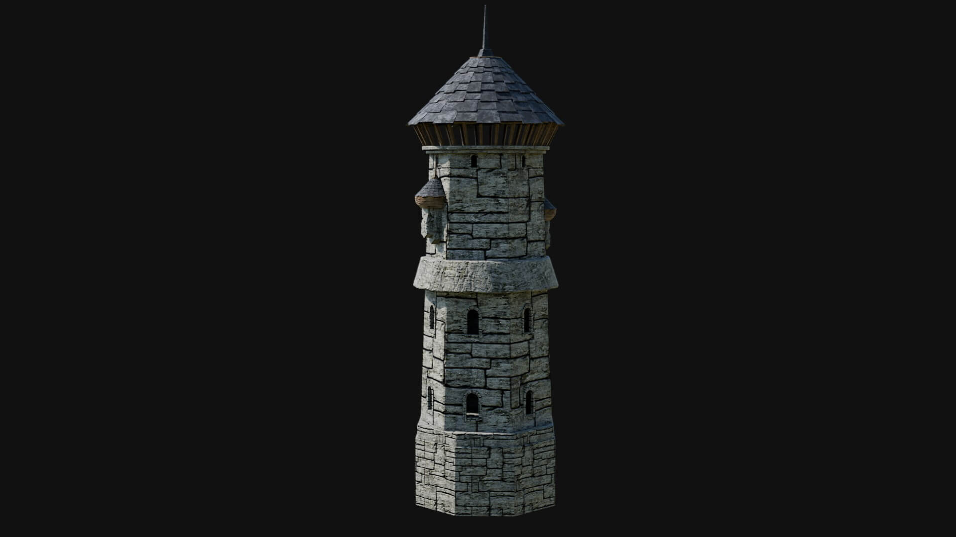 Wizard Towers Collection - 3D Model by Enterables