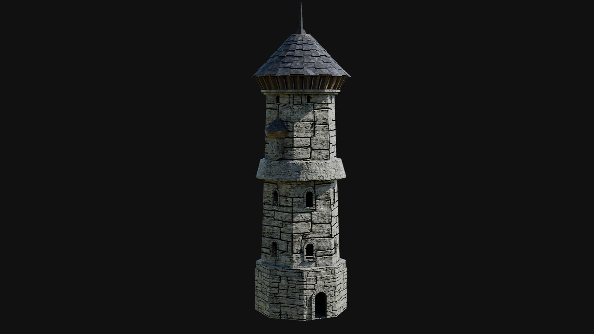 Wizard Towers Collection - 3D Model by Enterables