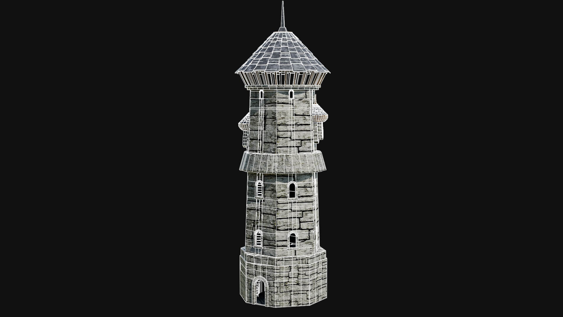 Wizard Towers Collection - 3D Model by Enterables