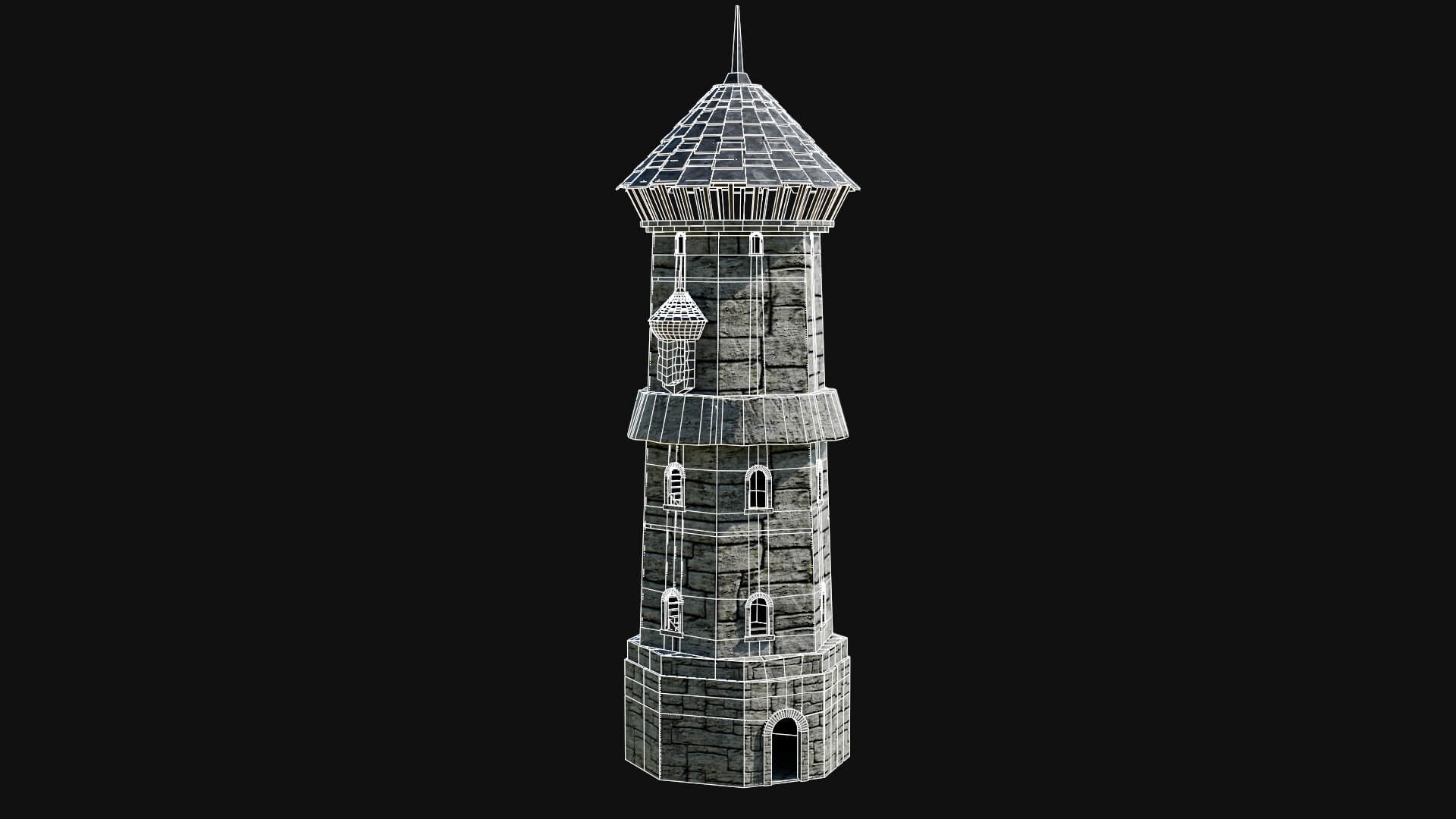 Wizard Towers Collection - 3D Model by Enterables