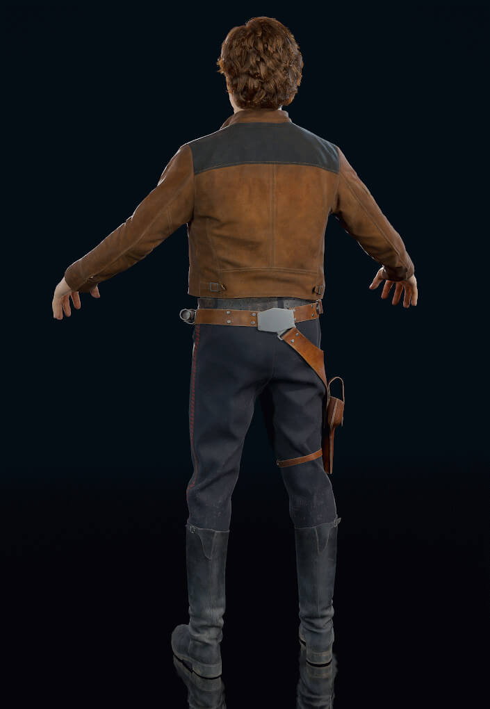 Han Solo Young - Star Wars 3D Model by epoche