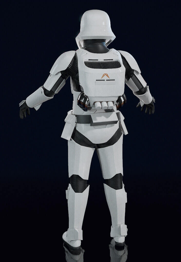 Jet Trooper - Star Wars 3D Model by epoche