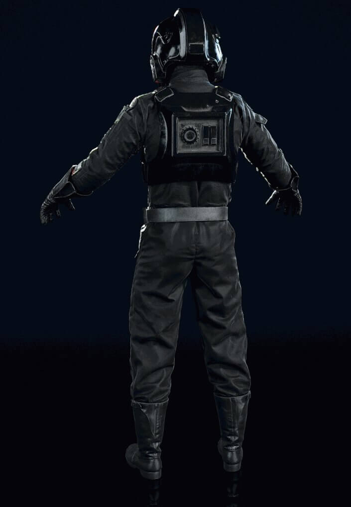 Tie Pilot - Star Wars 3D Model by epoche