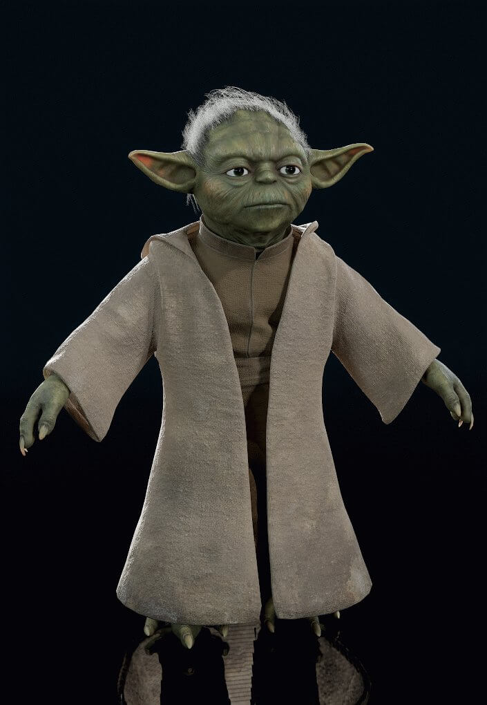 Yoda - Star Wars 3D Model by epoche