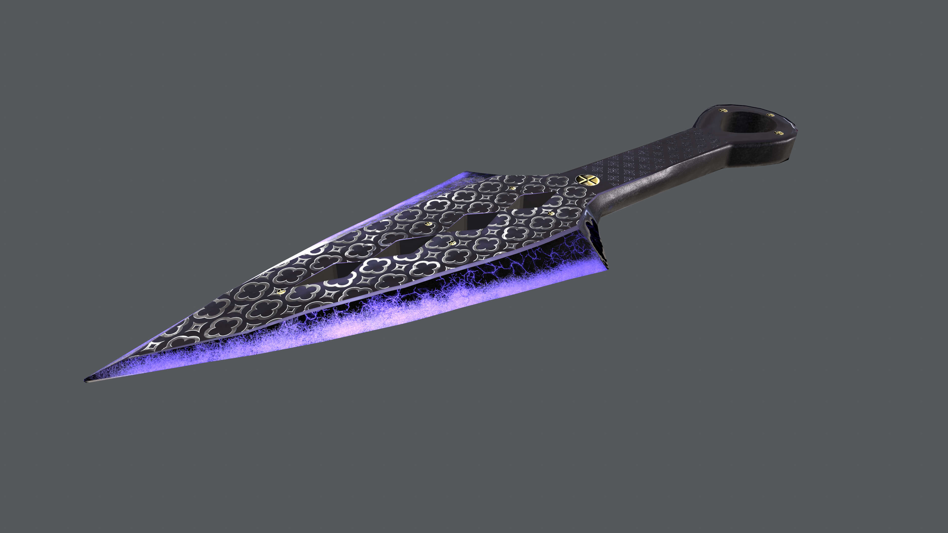 Japanese Kunai - 3D Model by Equalizer666