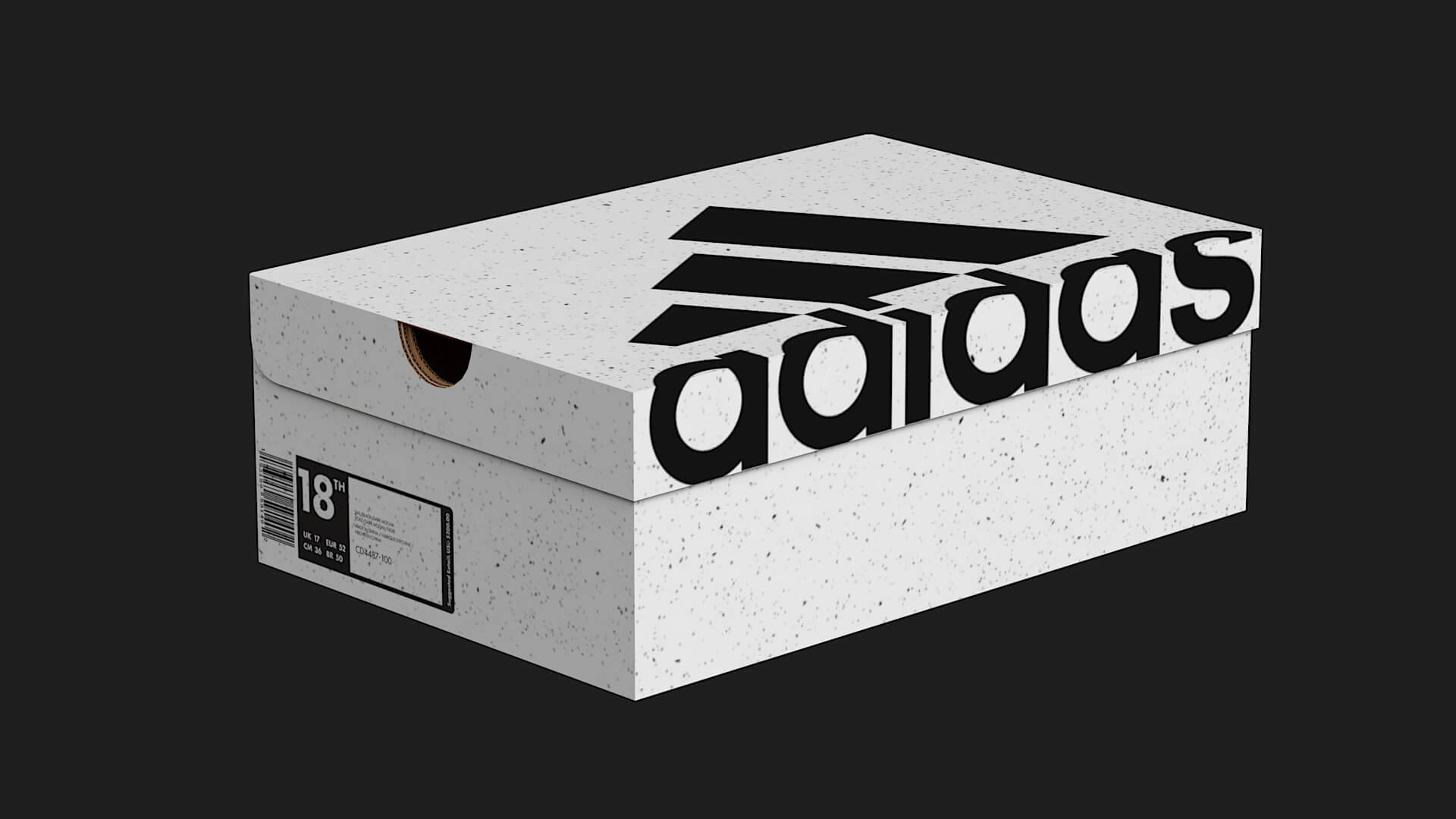 Adidas Shoe Box PBR 01 - 3D Model by ERTAN ZORLU