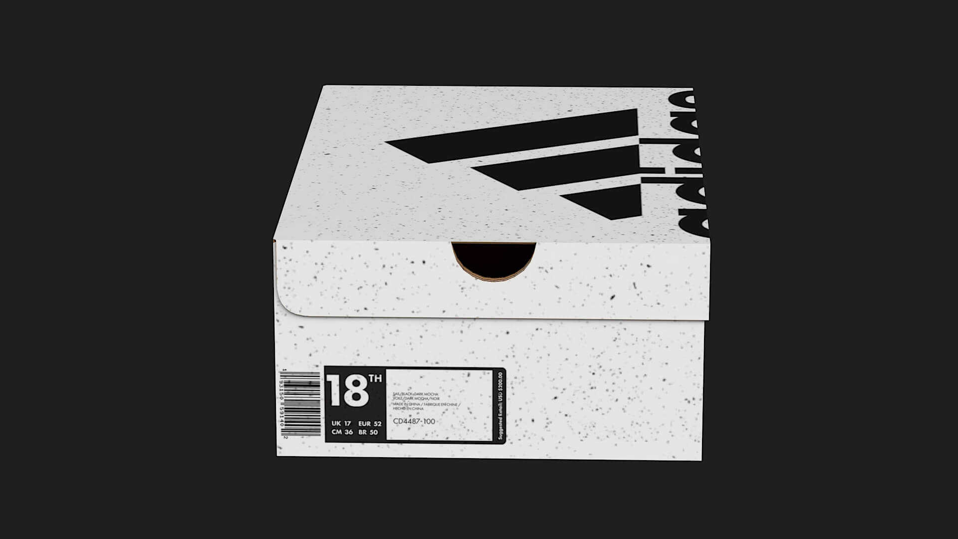 Adidas Shoe Box PBR 01 - 3D Model by ERTAN ZORLU