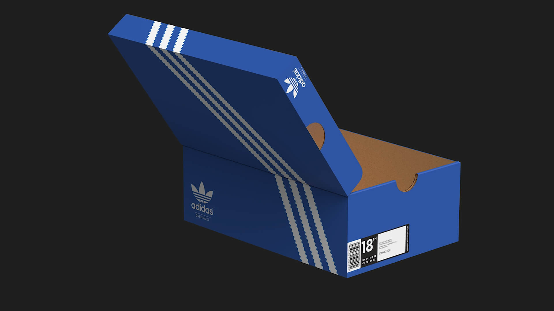 Adidas Shoe Box PBR 02 - 3D Model by ERTAN ZORLU