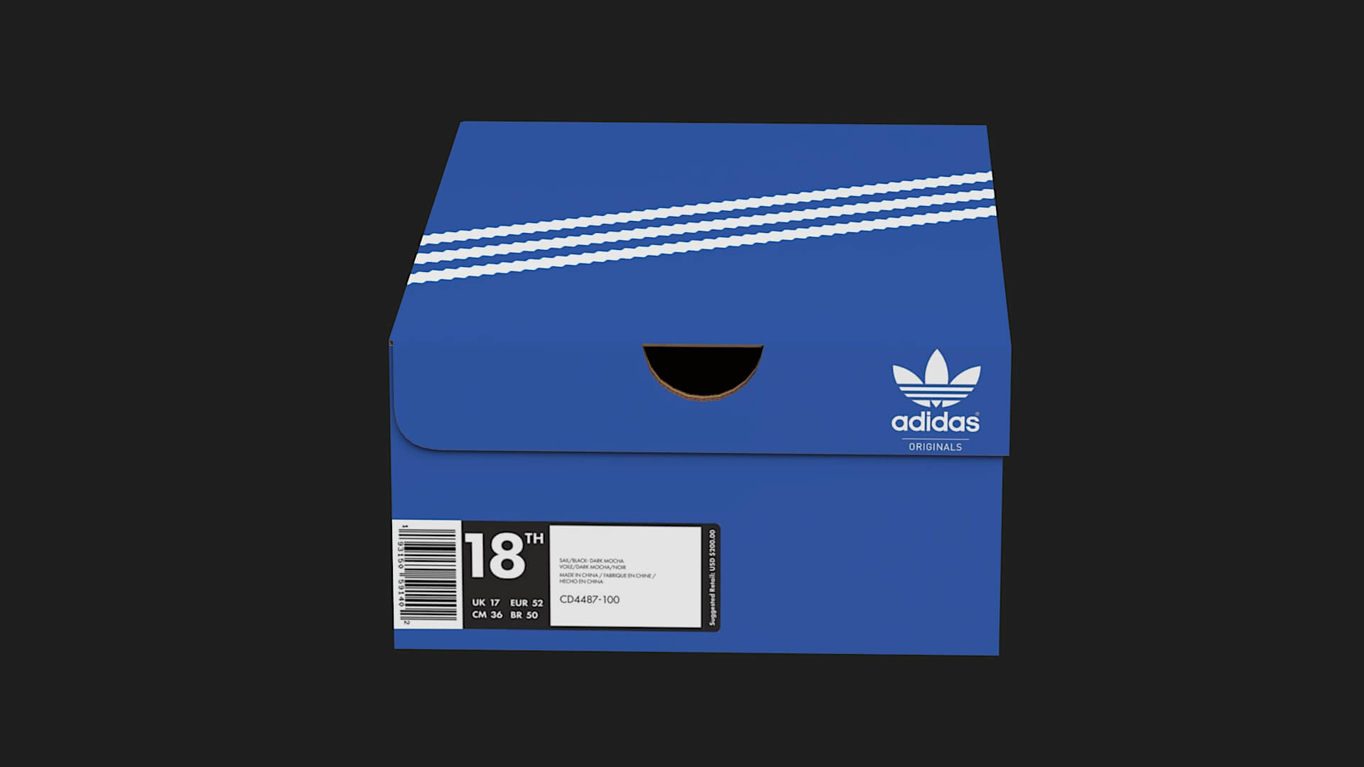 Adidas Shoe Box PBR 02 - 3D Model by ERTAN ZORLU