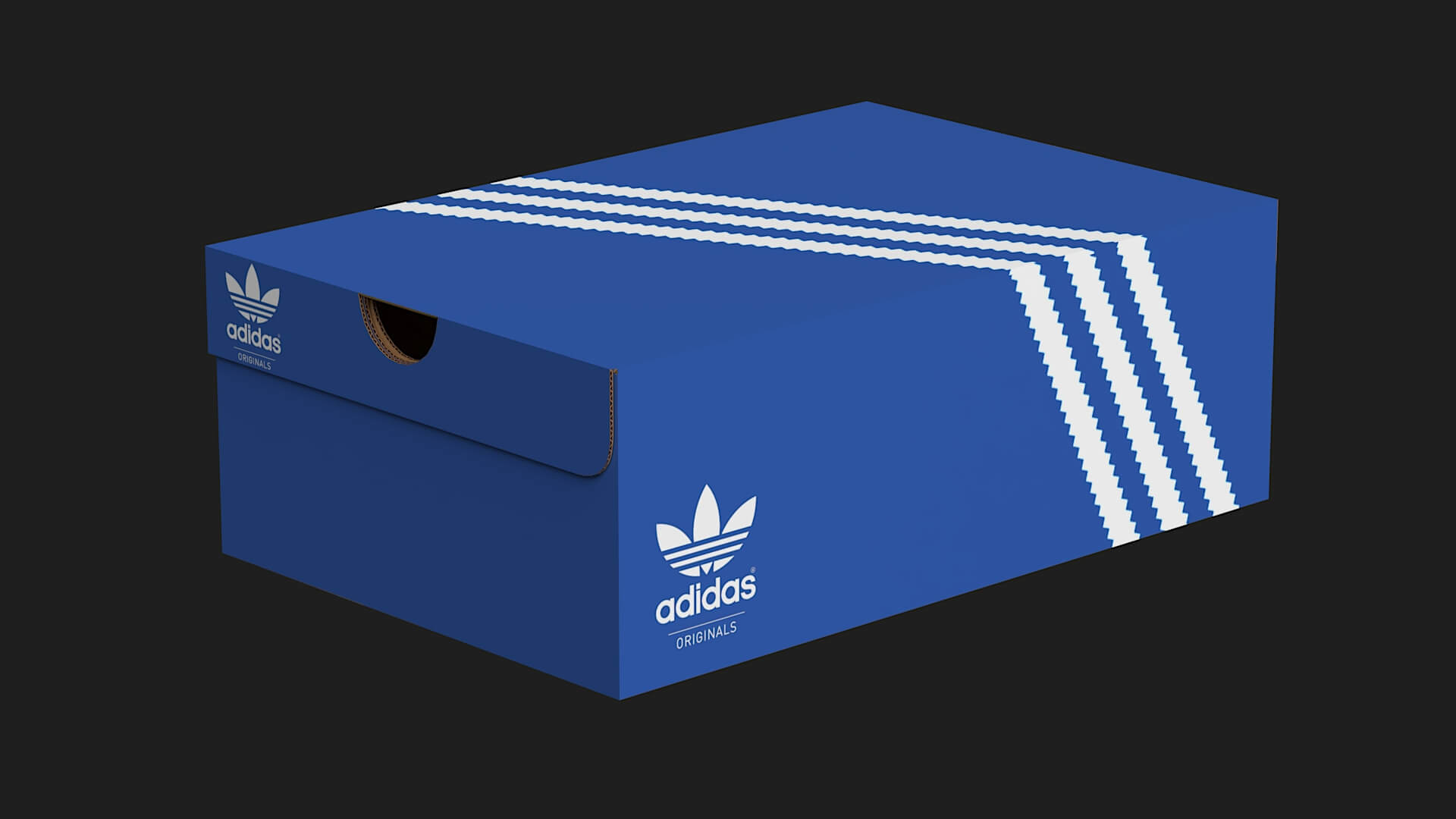 Adidas Shoe Box PBR 02 - 3D Model by ERTAN ZORLU