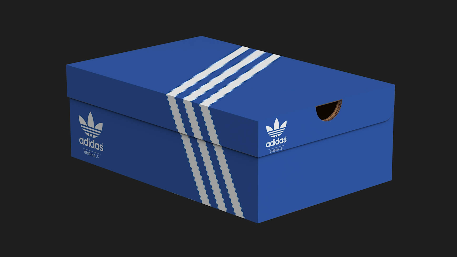 Adidas Shoe Box PBR 02 - 3D Model by ERTAN ZORLU
