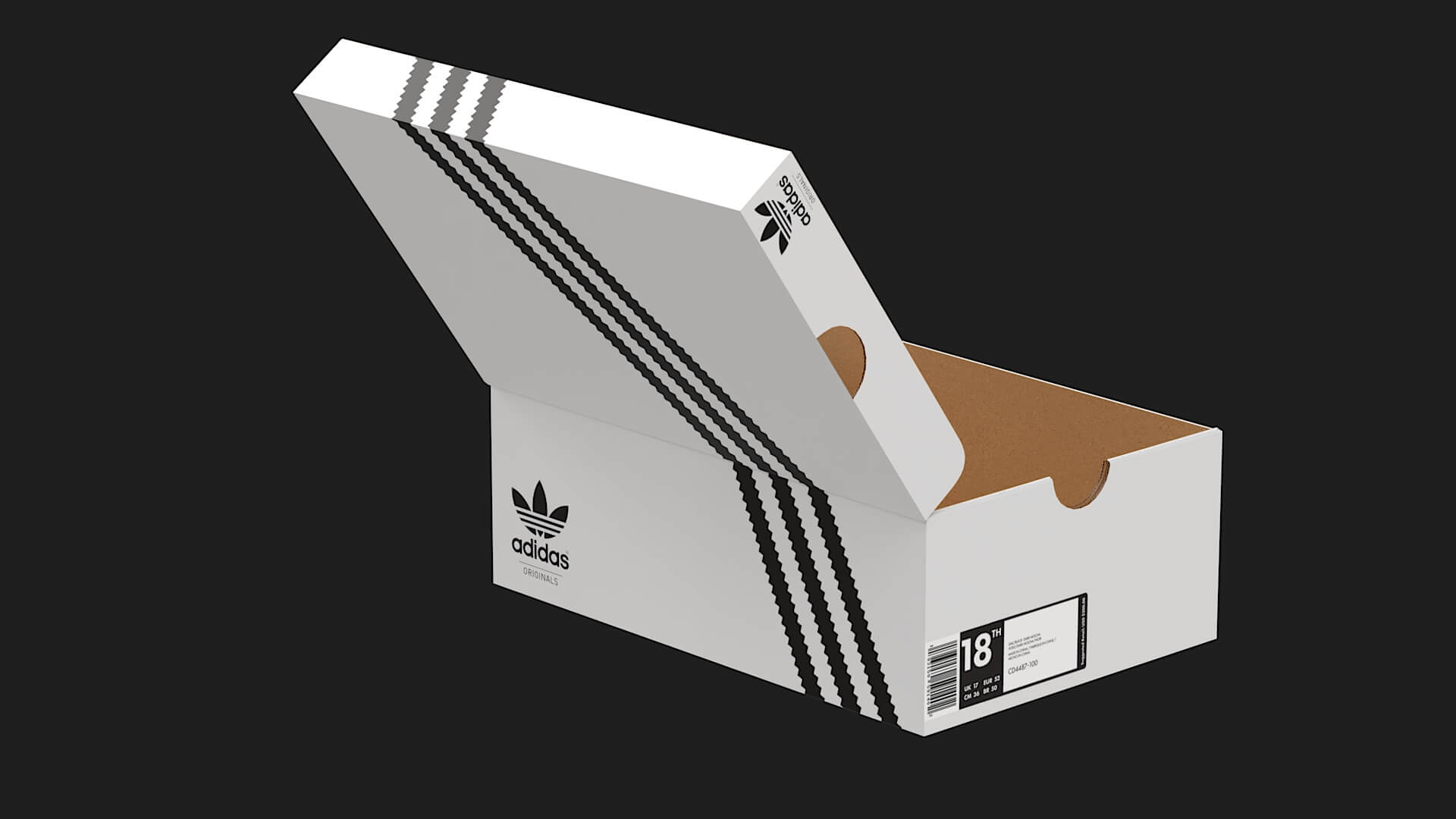 Adidas Shoe Box PBR 04 - 3D Model by ERTAN ZORLU