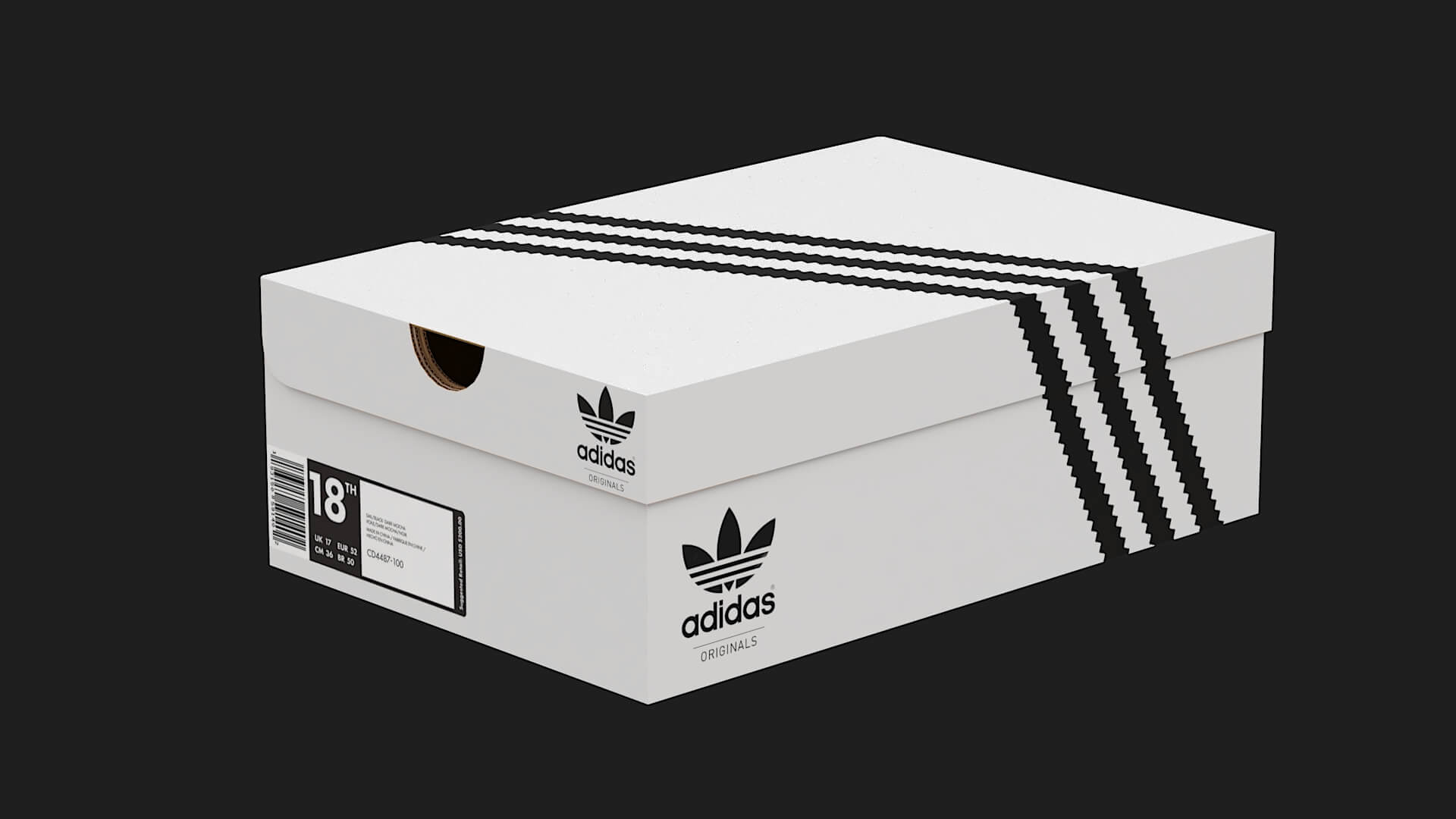 Adidas Shoe Box PBR 04 - 3D Model by ERTAN ZORLU