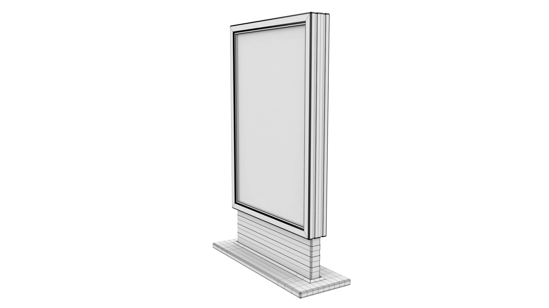 Advertising Stand Display Billboard 05 - 3D Model by ERTAN ZORLU