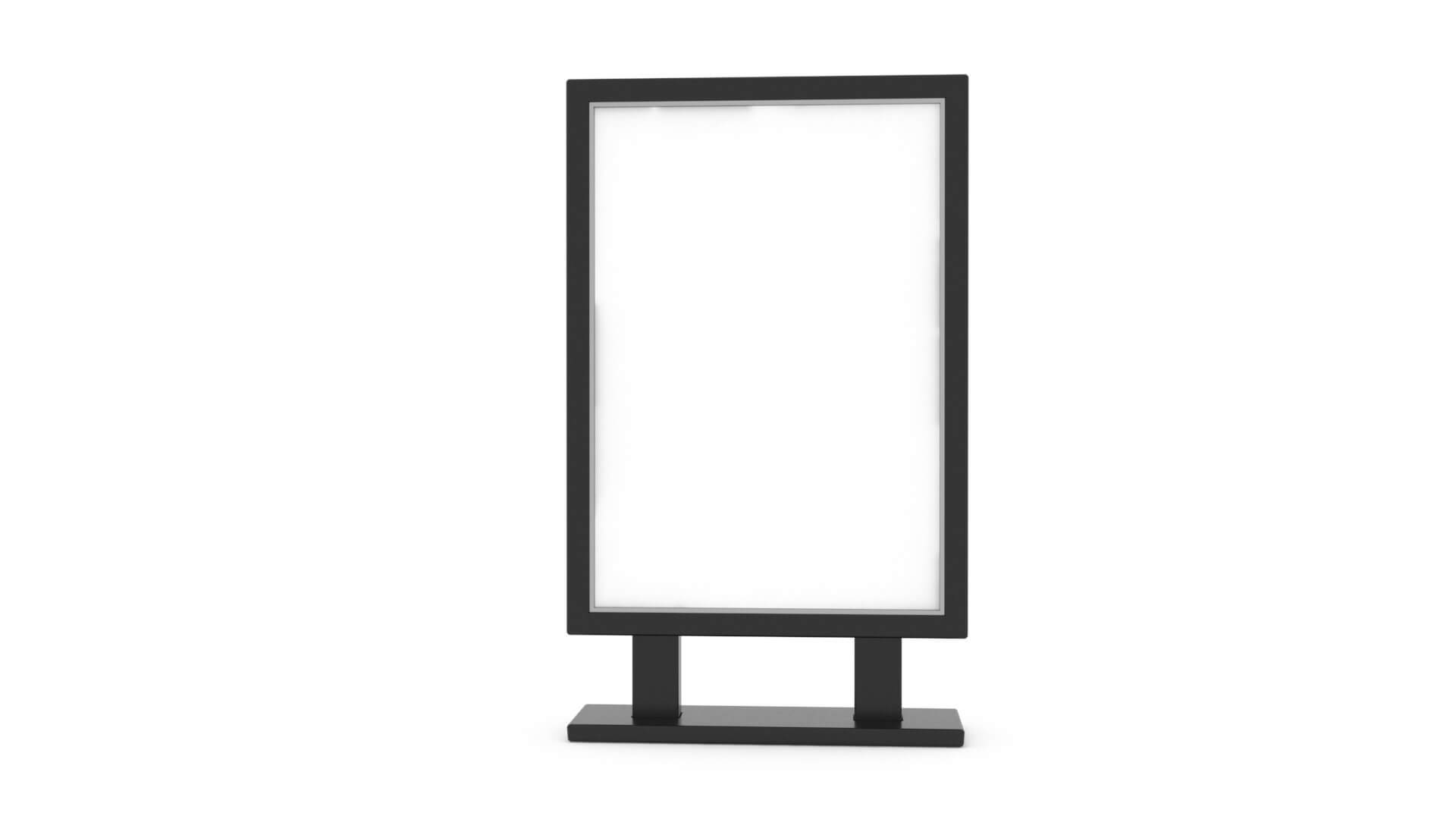 Advertising Stand Display Billboard 07 - 3D Model by ERTAN ZORLU