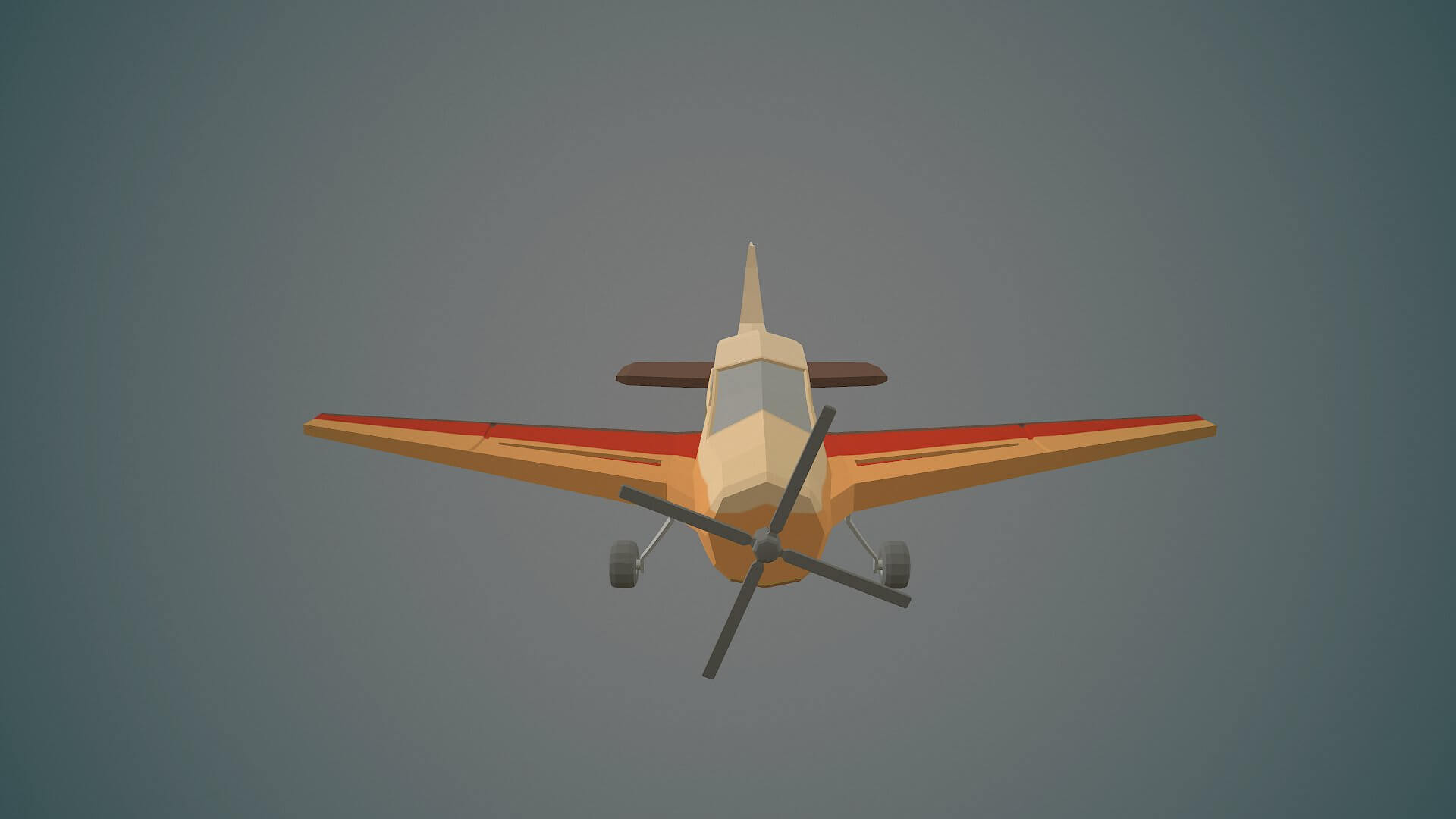Airplane Cartoon - 03 Free 3D Model by ERTAN ZORLU