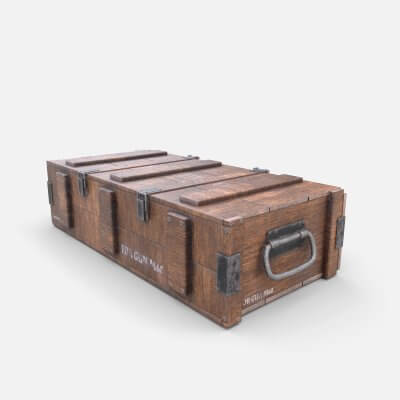 Ammo Crate - 02 3D Model by ERTAN ZORLU