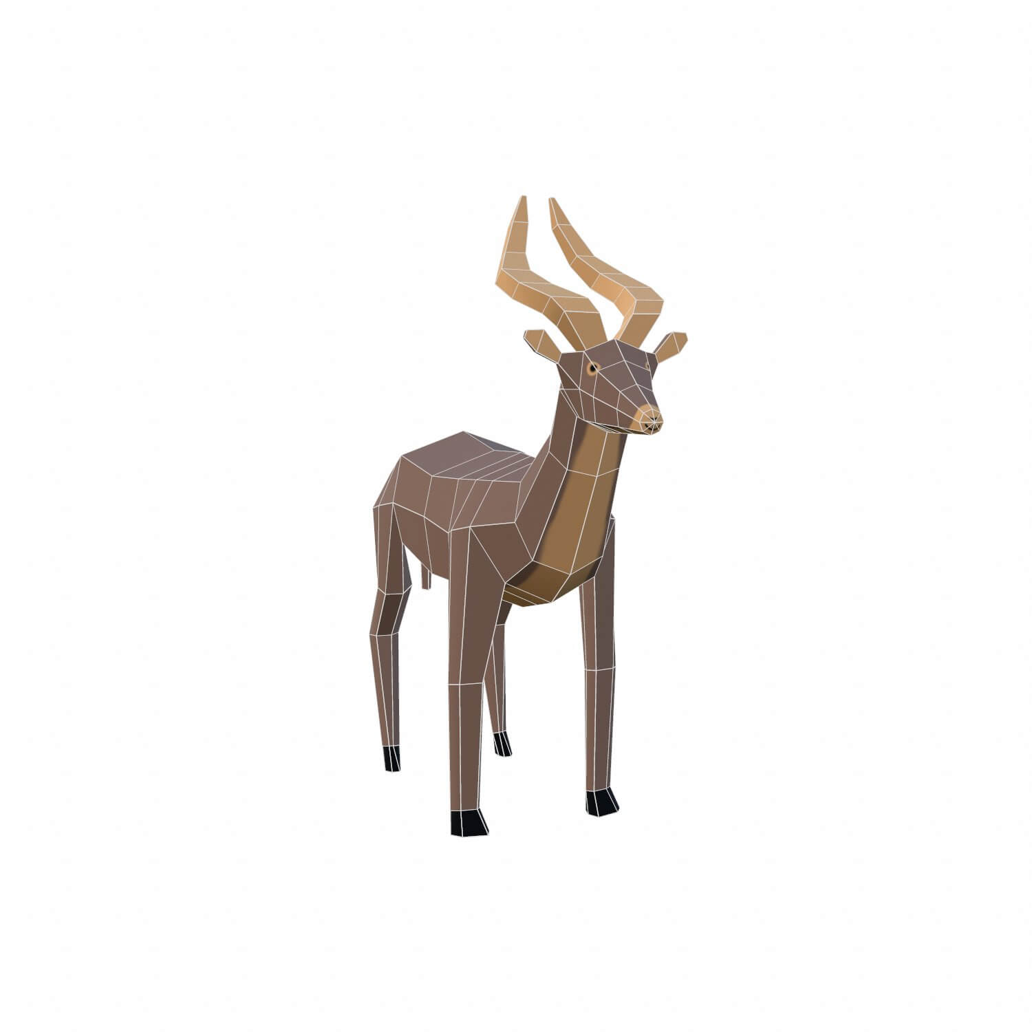 Antelope - 3D Model by ERTAN ZORLU