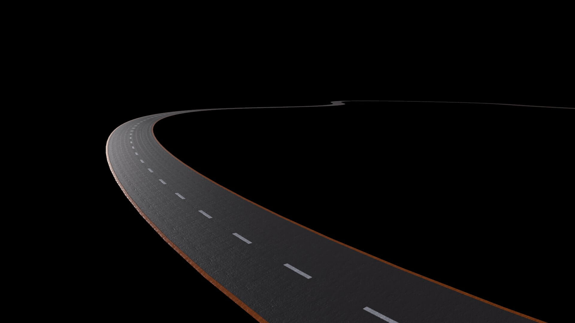 Asphalt Road - 3D Model by ERTAN ZORLU
