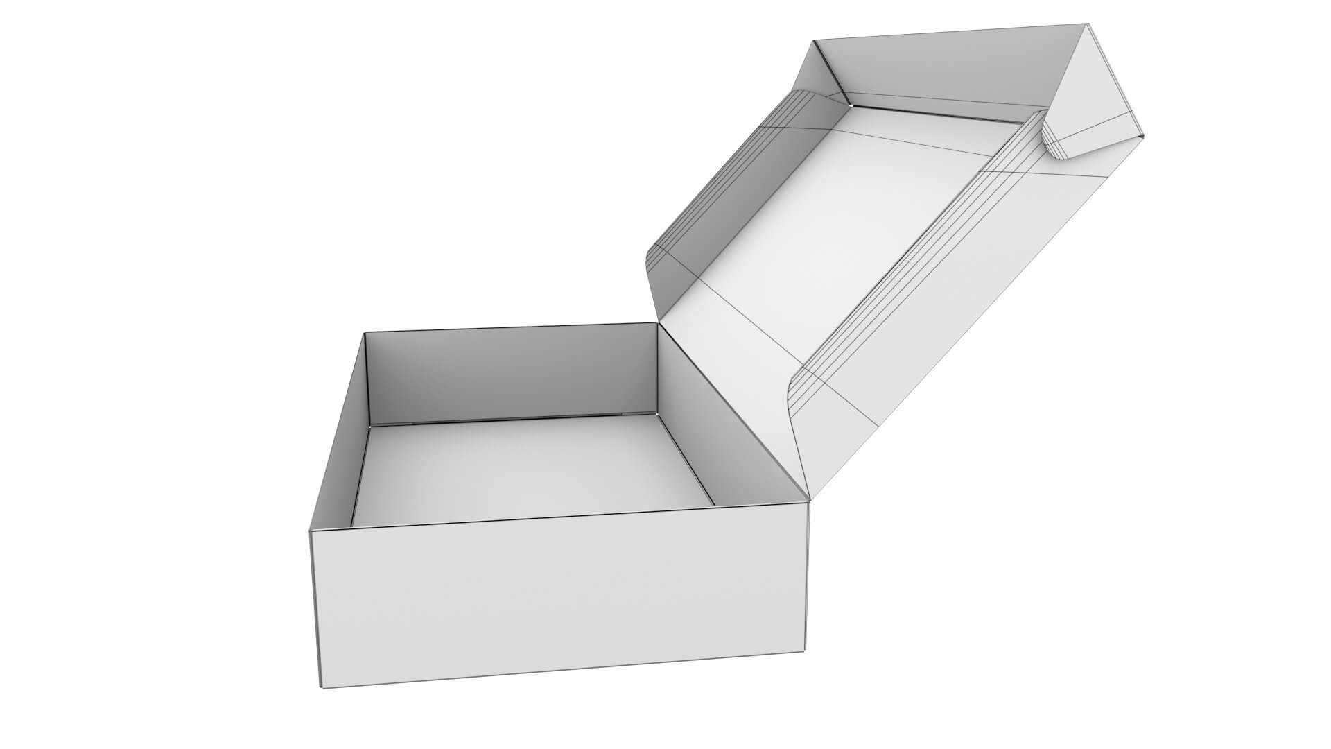 Cardboard Box 01 - 3D Model by ERTAN ZORLU