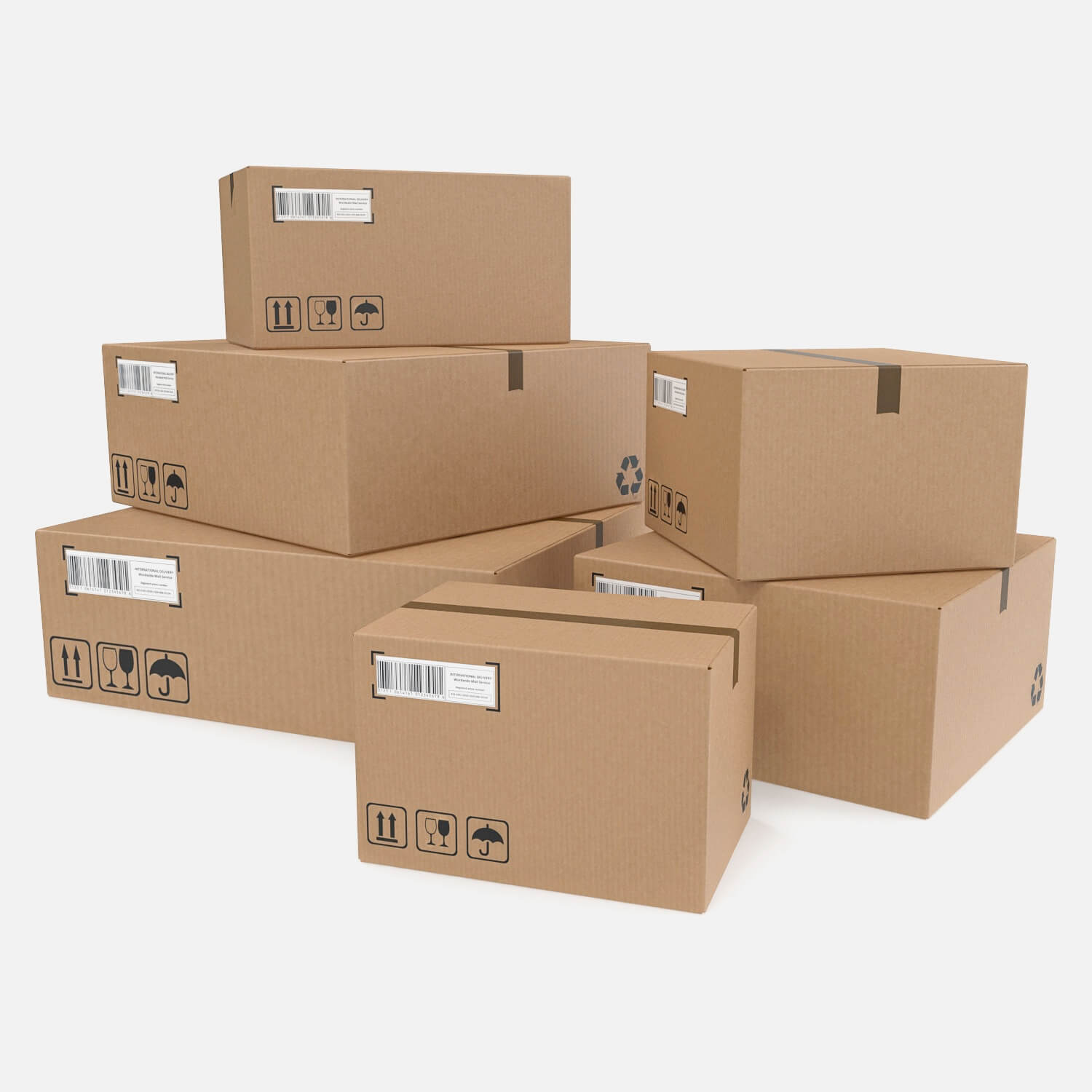 Cardboard Boxes Collection by ERTAN ZORLU