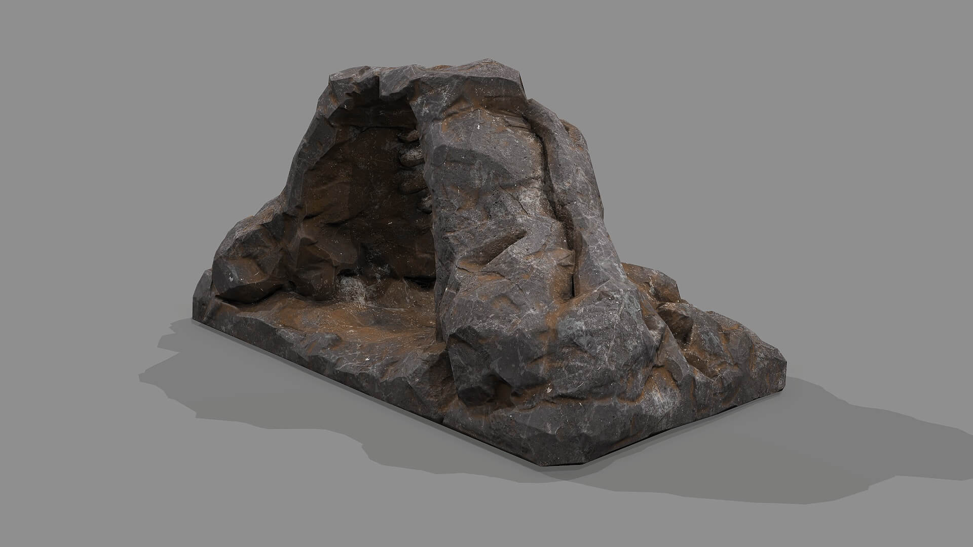 Cave Entrance Cliff Rock 01 - 3D Model by ERTAN ZORLU