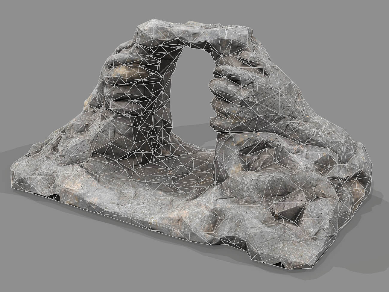 Cave Entrance Cliff Rock 02 - 3D Model by ERTAN ZORLU