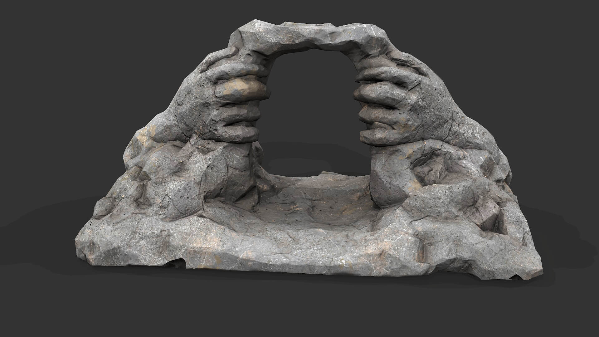 Cave Entrance Cliff Rock 02 - 3D Model by ERTAN ZORLU