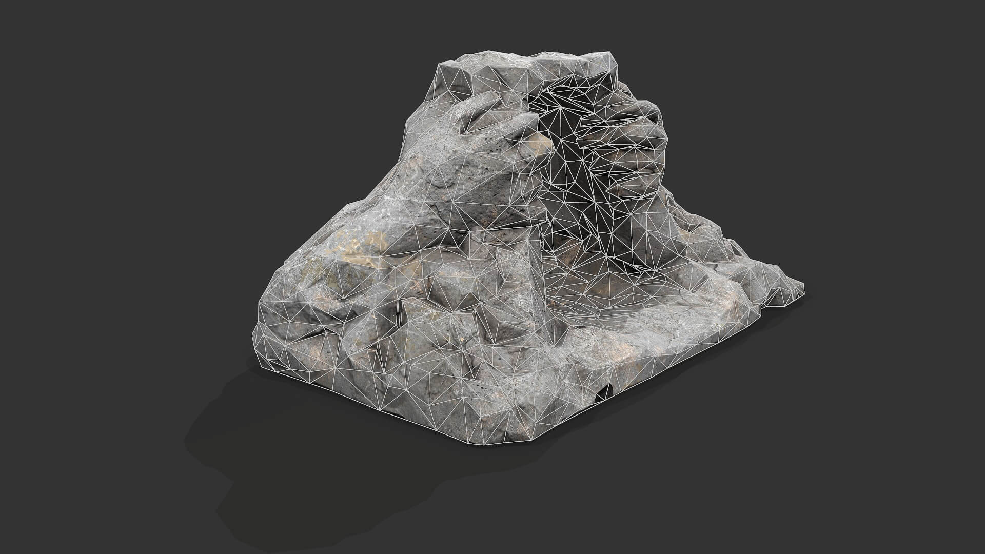 Cave Entrance Cliff Rock 02 - 3D Model by ERTAN ZORLU