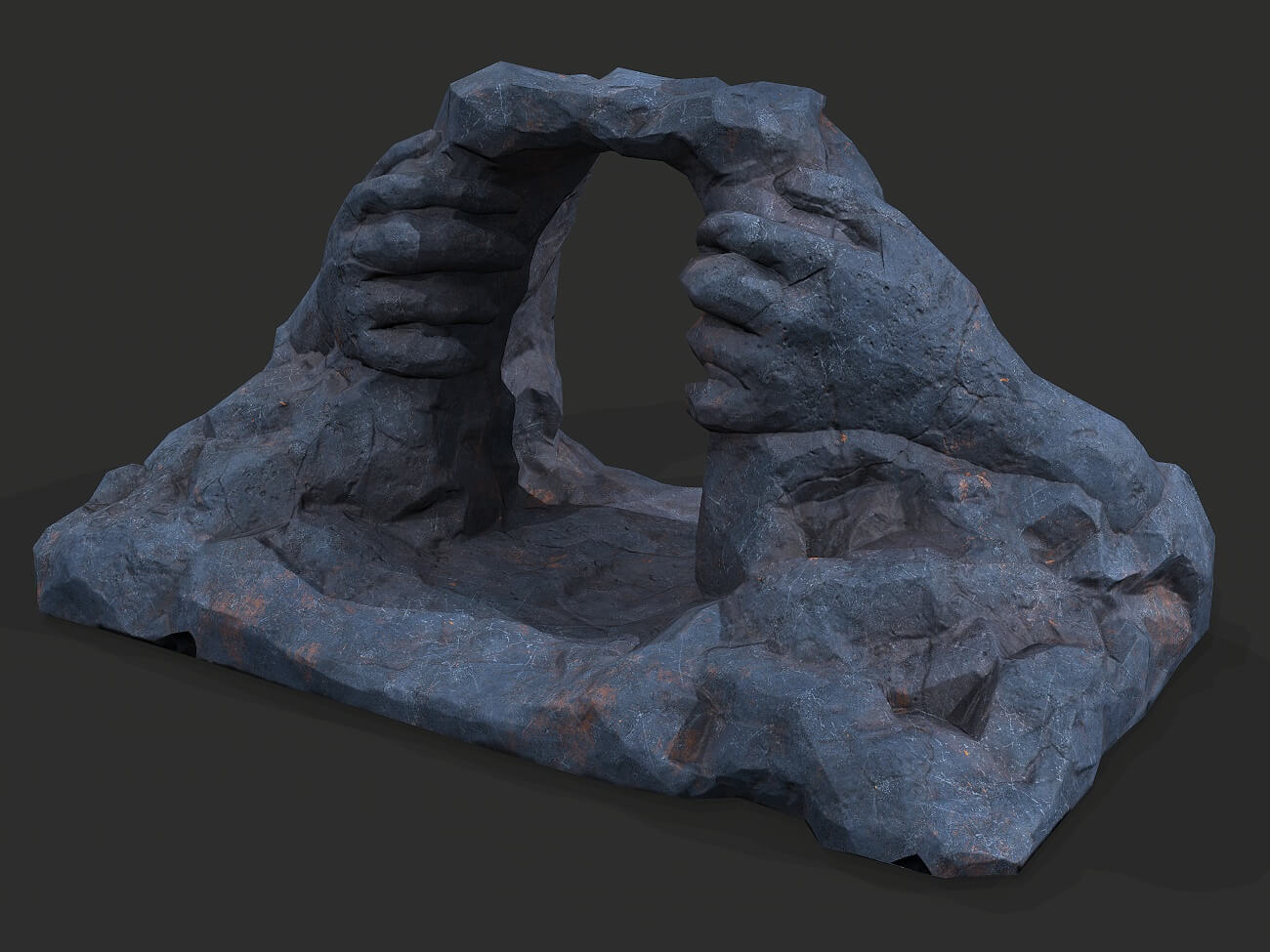 Cave Entrance Cliff Rock 07 - 3D Model by ERTAN ZORLU